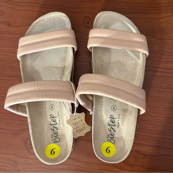 Biostep | Shoes | Biostep Made In Spain Leather Sandals Pink Blush Two ...